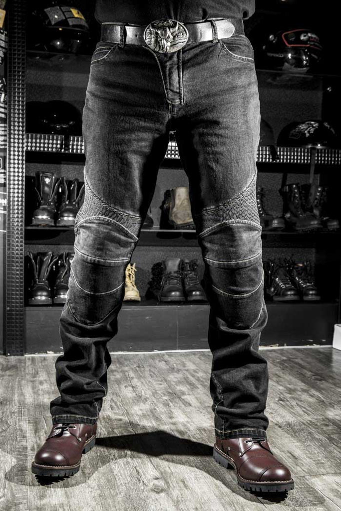BUY KOMINE Straight Fit Motorcycle Jeans With Armor ON SALE NOW ...