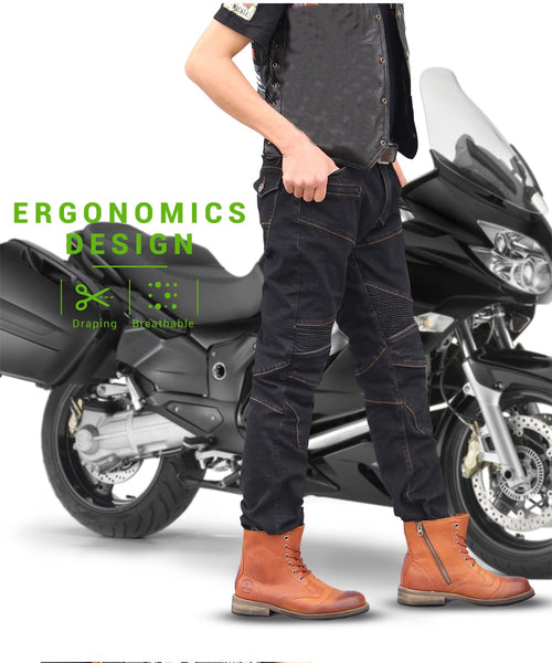 BUY ROCK BIKER Motorcycle Denim Jeans With Knee Protection ON SALE NOW ...