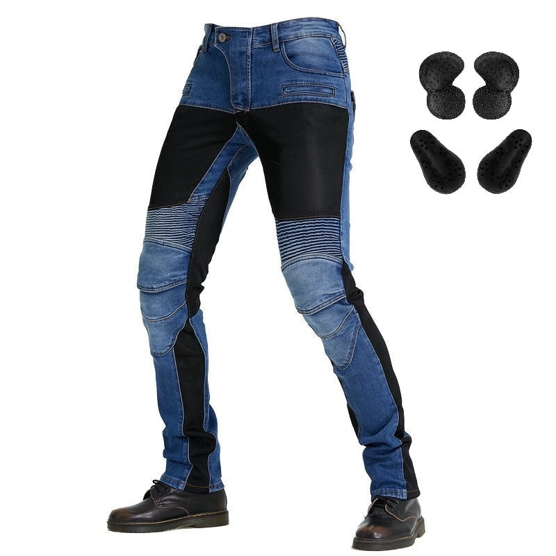 BUY MOTORBIKE Armored Jeans | Blue / Black Motorcycle Jeans ON SALE NOW ...